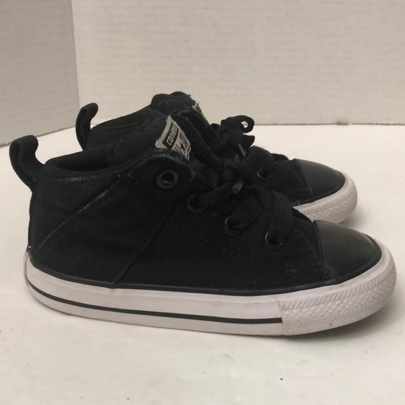 Converse | Shoes | Converse Infant Shoes Black White Size 7 Chuck ...